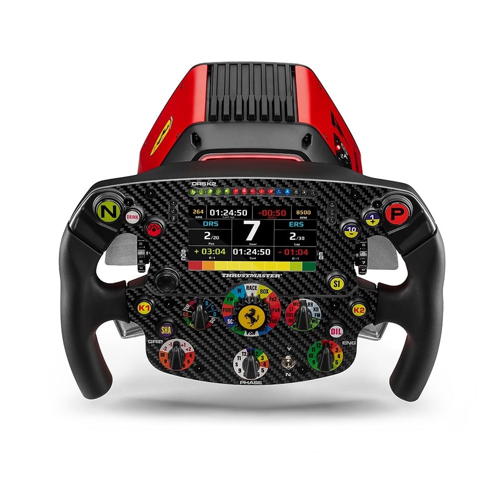 Volant gaming Thrustmaster SF1000 avec écran LCD IPS 4,3" Noir et Rouge ...