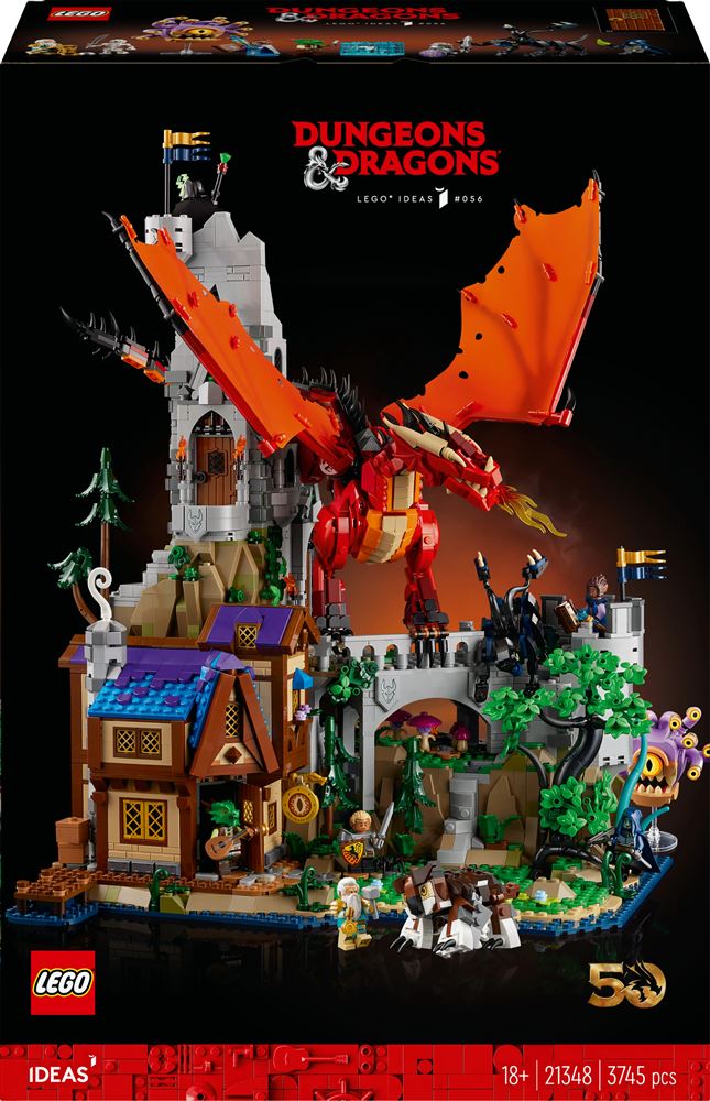 LEGO® Ideas 21348 Dungeons & Dragons : l’histoire du dragon rouge ...