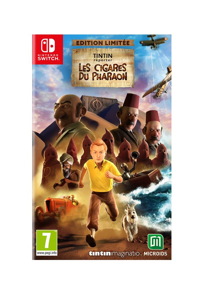 Tintin Reporter Les Cigares Du Pharaon Edition Limitée Nintendo Switch ...