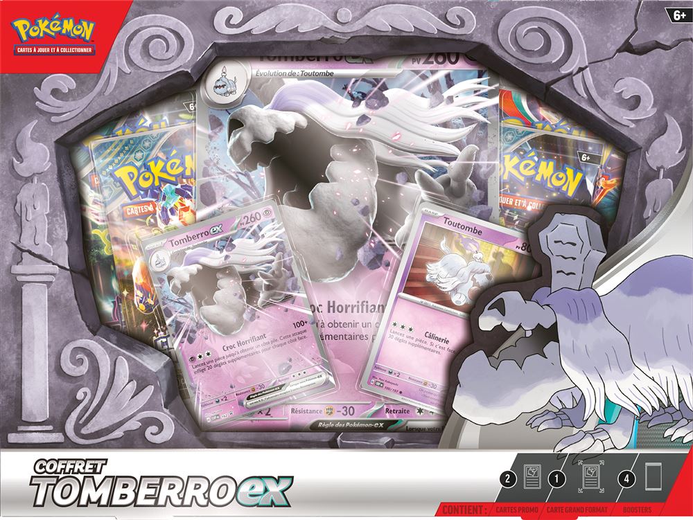 Cartes à collectionner Pokémon Coffret Tomberro-ex - Carte à ...