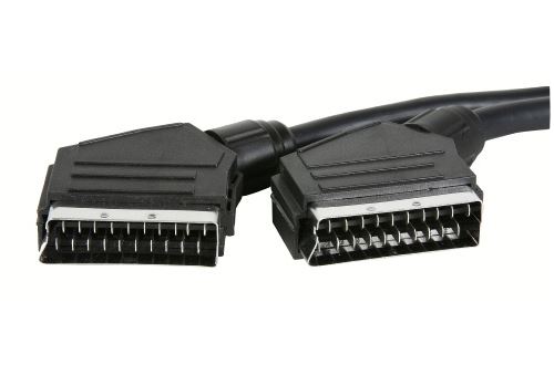 Câble vidéo Temium Péritel Mâle vers Péritel Mâle 3 m Noir ...