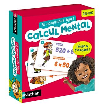 Jeu découverte Nathan Je Comprends Tout Calcul Mental - Jeu chiffres et calcul - Achat & prix | fnac