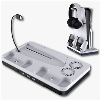 Base Alpha Omega Players Slim pour PS5 Noir et Blanc - Connectique et ...