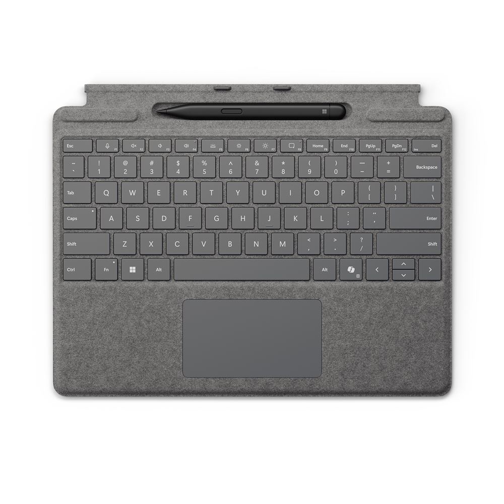 Clavier Microsoft Signature Platine + Stylet Slim Pen 2 pour Surface ...