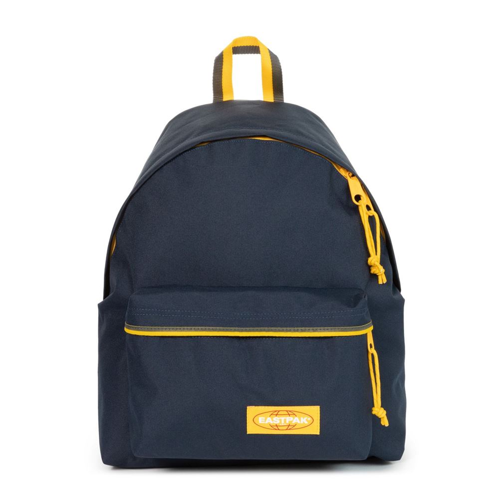 Sac à dos Eastpak Padded Bleu et Jaune - Sac à dos - Equipements ...