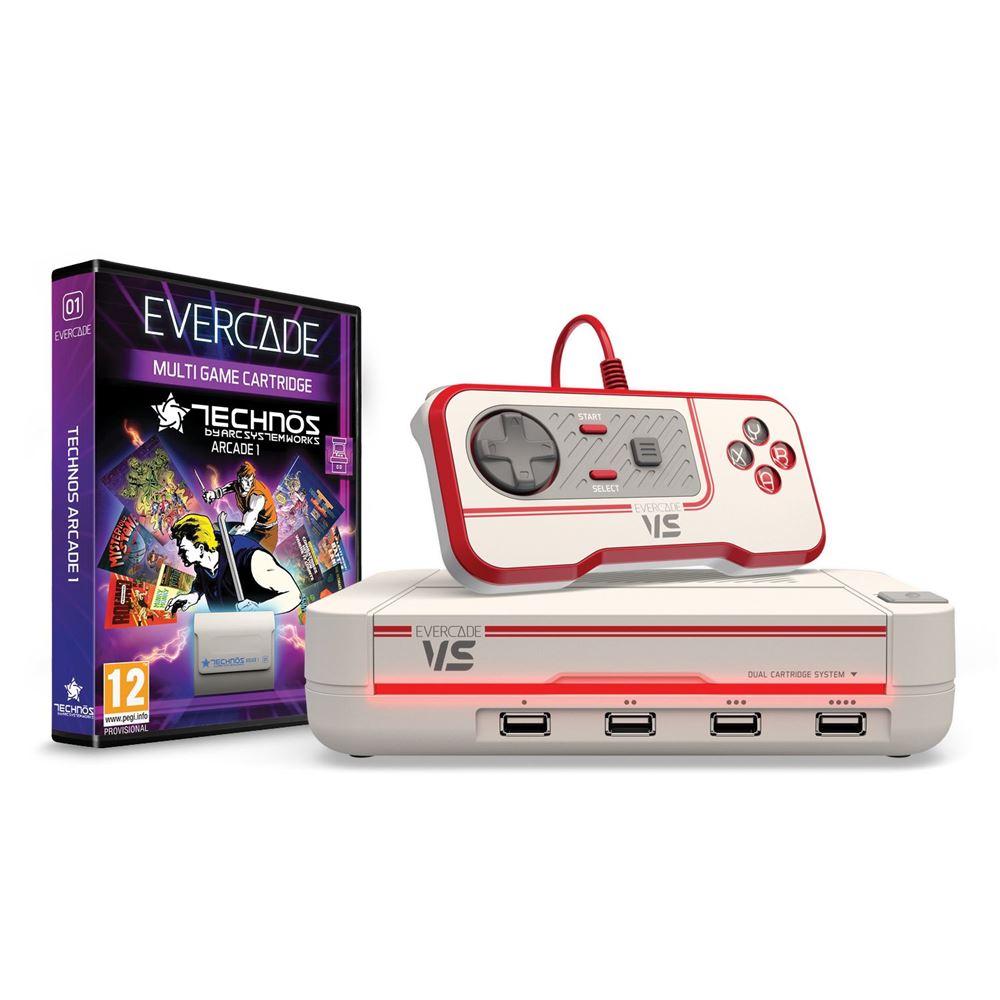Evercade VS Starter Pack Technos Arcade - Console rétrogaming - Achat ...