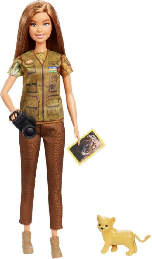 Muñeca Mattel - Barbie Periodista National Geographic - Figura pequeña ...