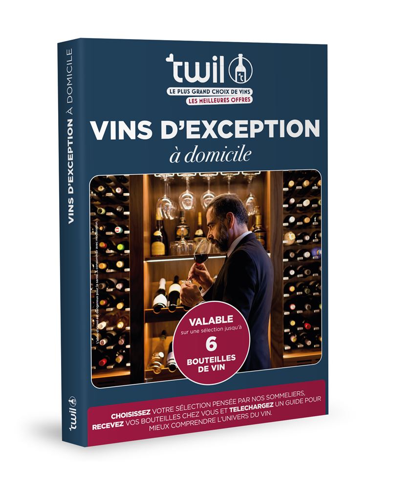 Coffret cadeau Twil Vins d'exception à domicile - Coffret cadeau ...