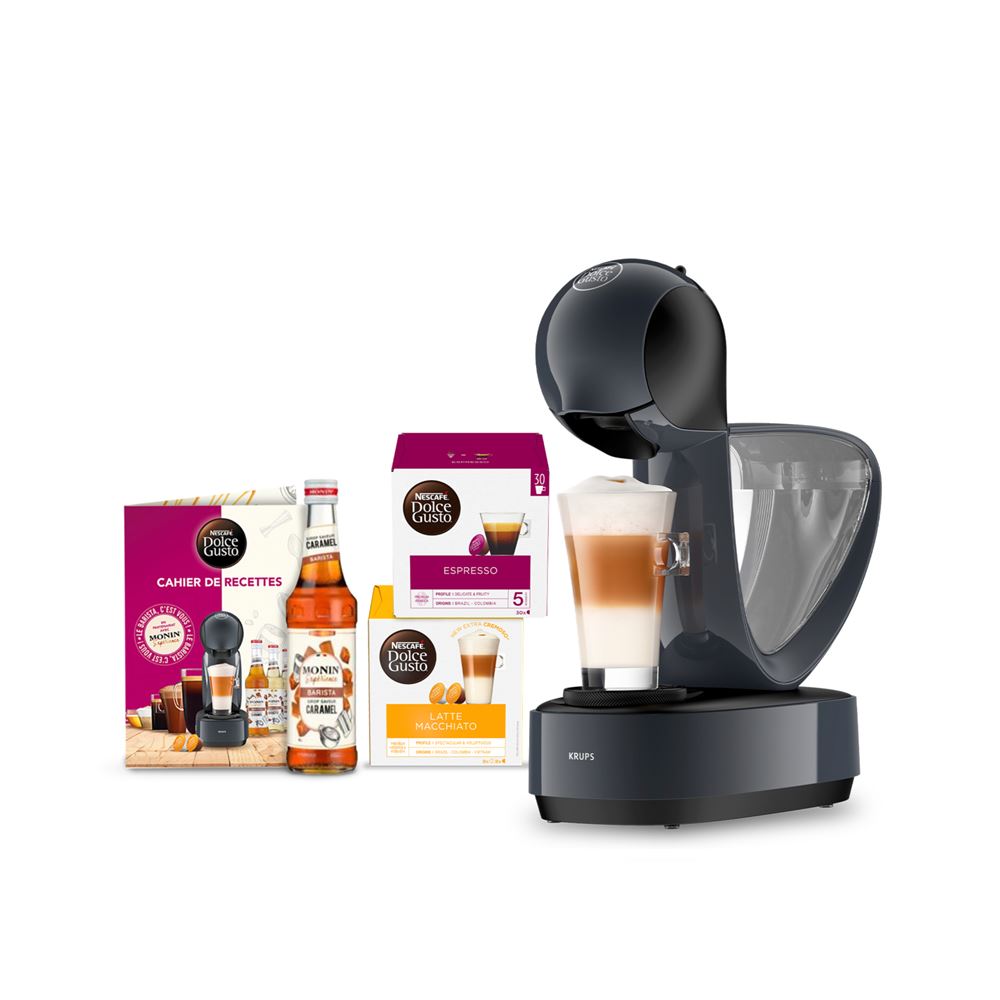 Cafetière à dosette Krups Nescafé Dolce Gusto Infinissima Barista Monin ...