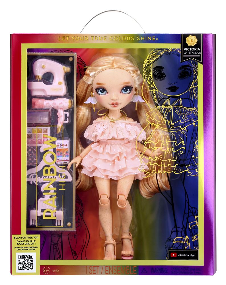 -1€11 sur Poupée Rainbow High S23 Fashion Doll SB Victoria Whitman Rose ...