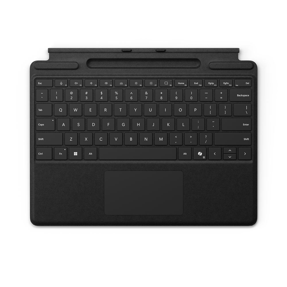 Clavier Microsoft Noir pour Surface Pro 13" avec rangement pour stylet ...
