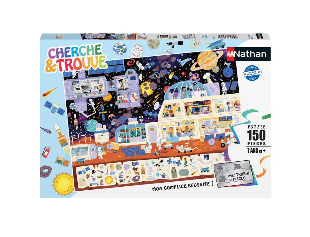 Puzzle Nathan Espace Cherche et Trouve 150 pièces - Puzzle - Achat ...