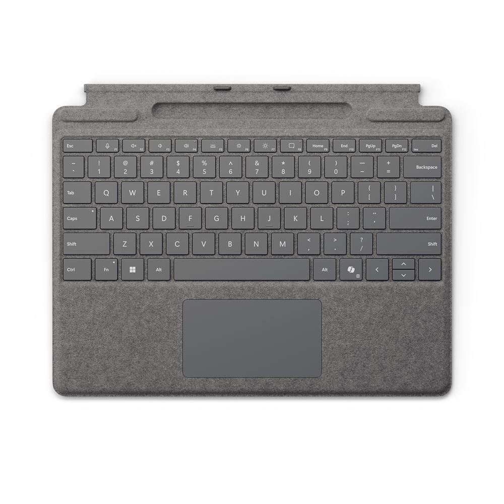 Clavier Microsoft Gris Platine pour Surface Pro 13" avec rangement pour ...