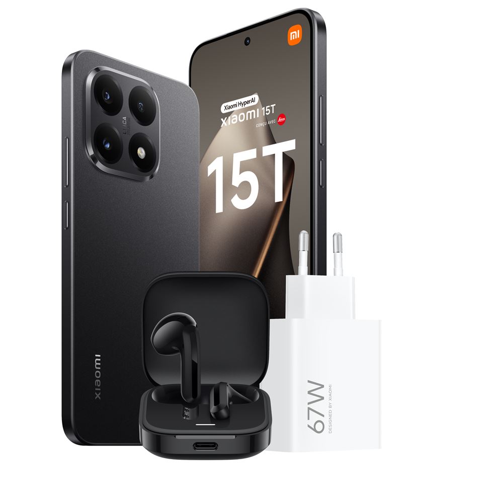 Pack Smartphone Xiaomi 15T 6,83" 5G Double Nano SIM 256 Go Noir conçu ...