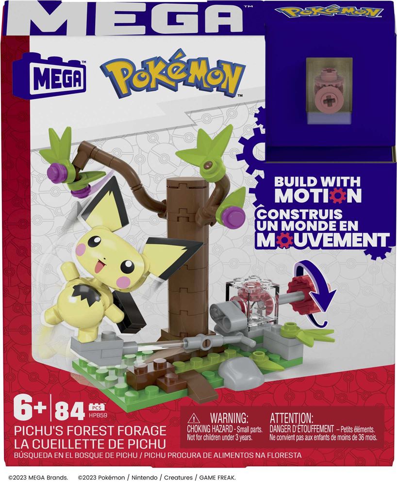 Jeu de construction Mega Bloks Pokémon Pichu Aventure en Forêt - Autres ...