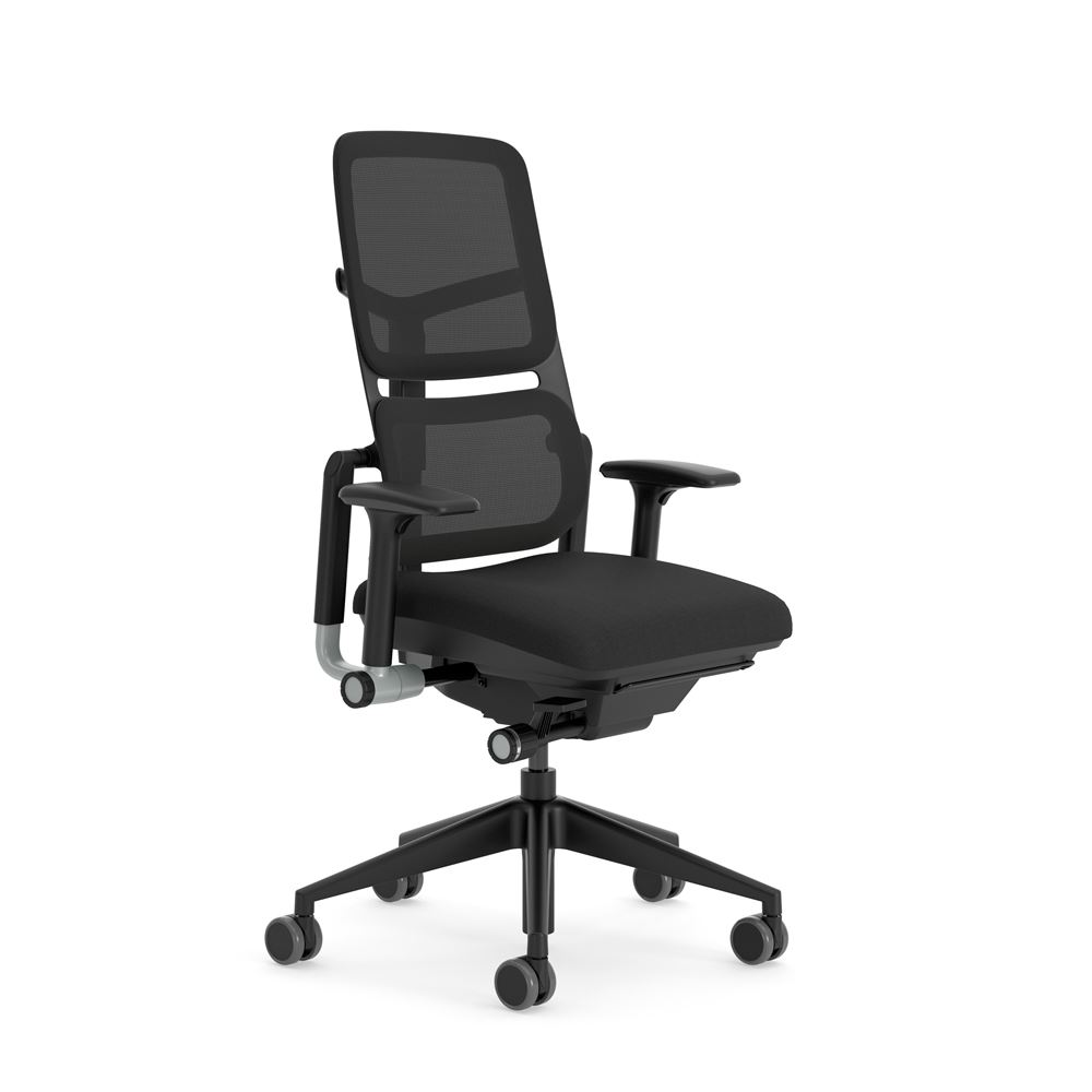 Chaise de bureau ergonomique Steelcase Please Air Noir - Achat & prix ...