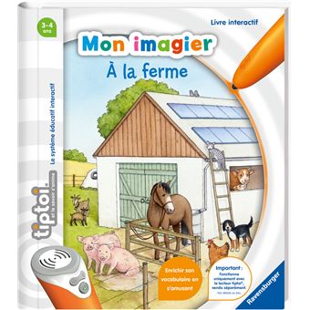 Livre interactif Ravensburger Tiptoi® Mon imagier A la ferme - Autre ...