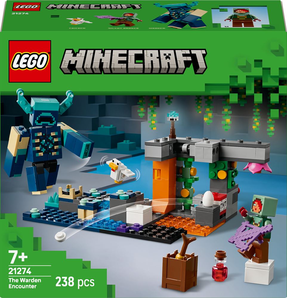 LEGO® Minecraft® 21274 La rencontre avec le Warden - Lego - Achat ...