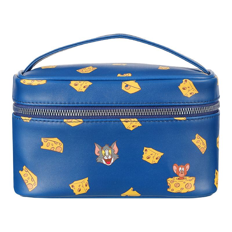 Trousse à maquillage Miniso Tom et Jerry Bleu - Trousse à maquillage ...