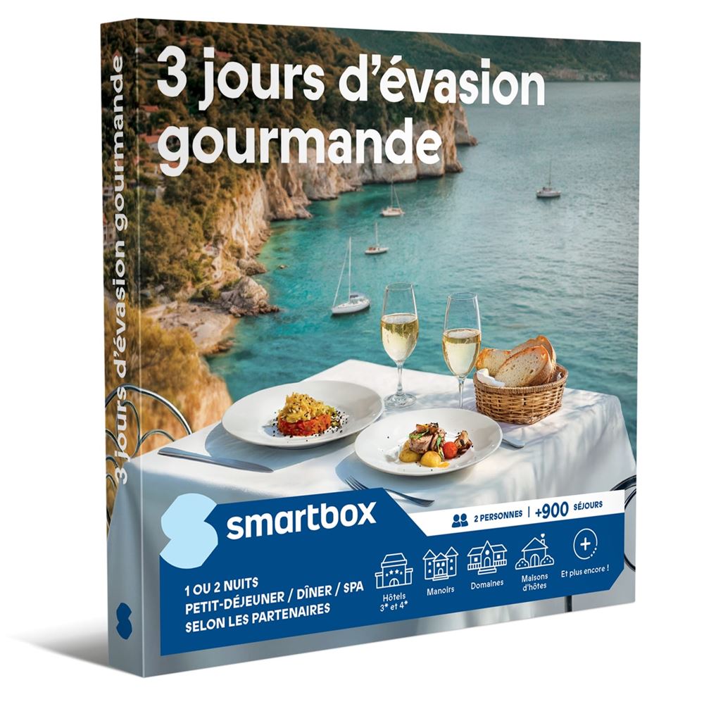 Coffret cadeau SmartBox 3 jours d'évasion gourmande - Coffret cadeau ...