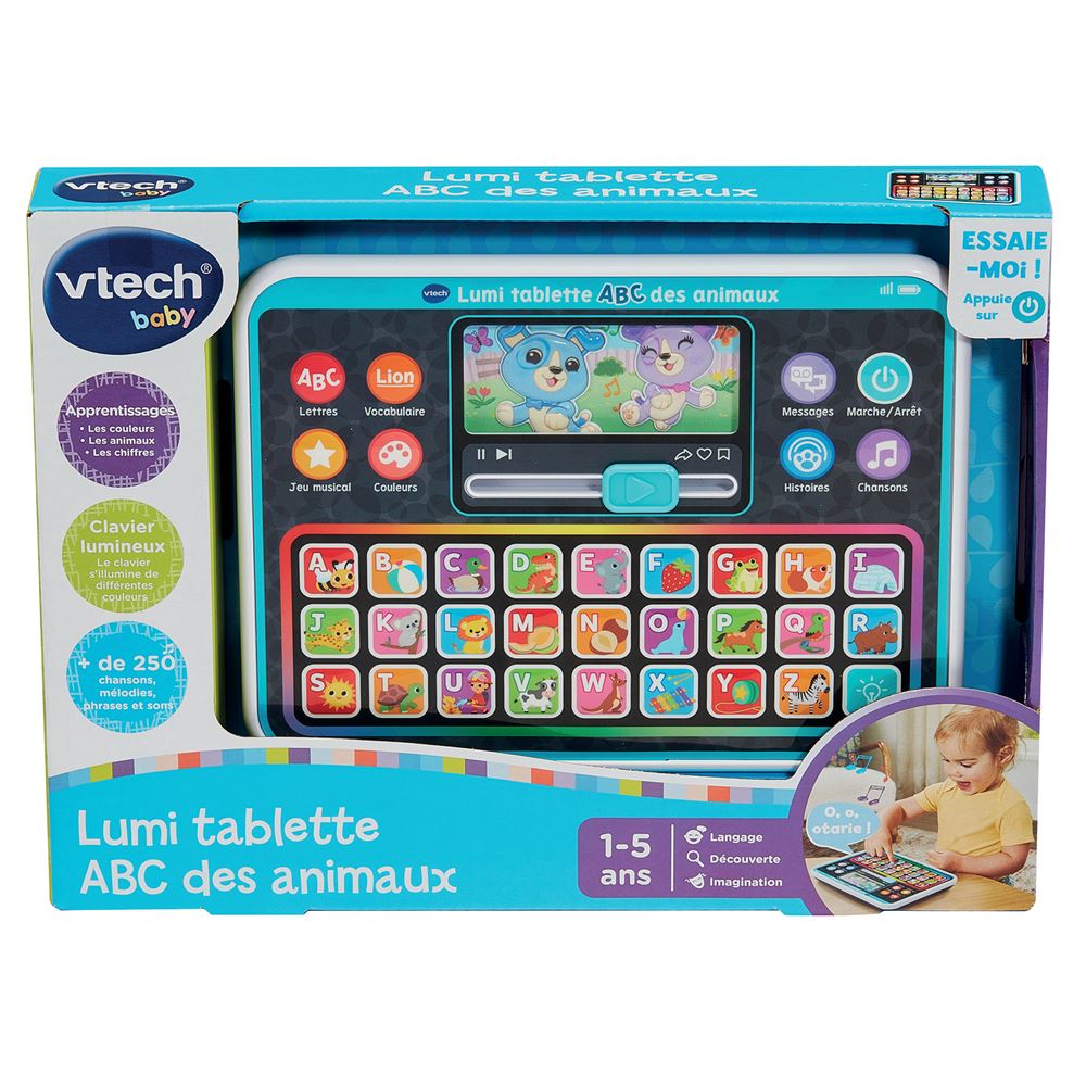 Tablette educative Vtech Lumi ABC des animaux - Tablettes educatives ...