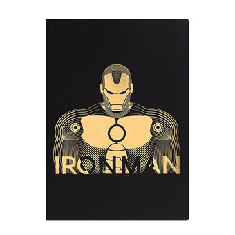 Carnet de notes avec dorure Marvel Iron Man - Achat & prix | fnac