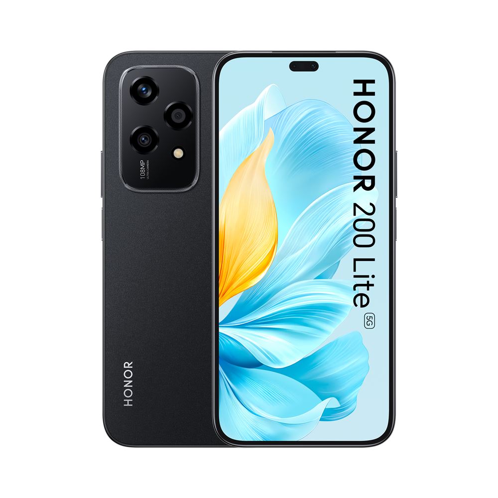 Smartphone Honor 200 Lite 6,7" 5G Double nano SIM 256 Go Noir ...