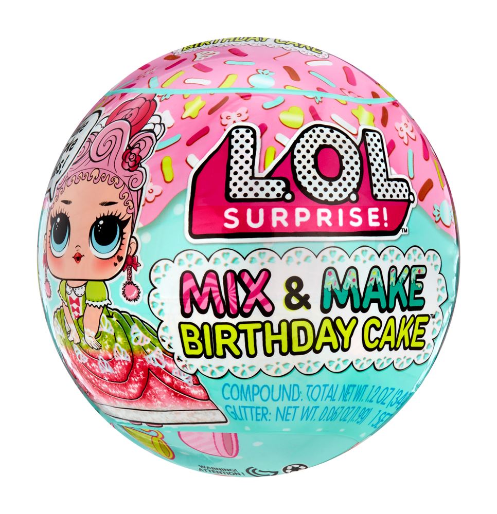 L.O.L. Surprise Mix & Make Birthday Cake Tots Asst in PDQ - Poupée ...