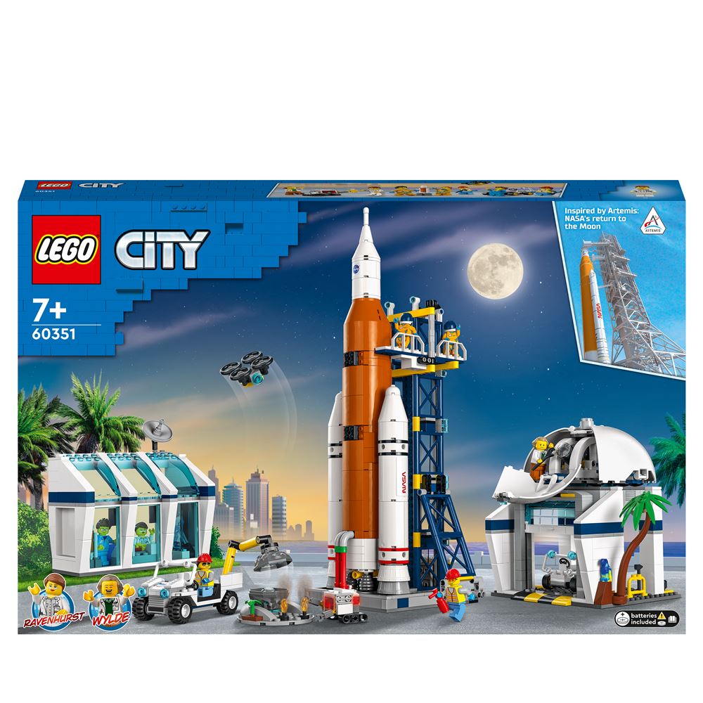 LEGO® City 60351 La Base de Lancement de La Fusée Vaisseau Spatial ...