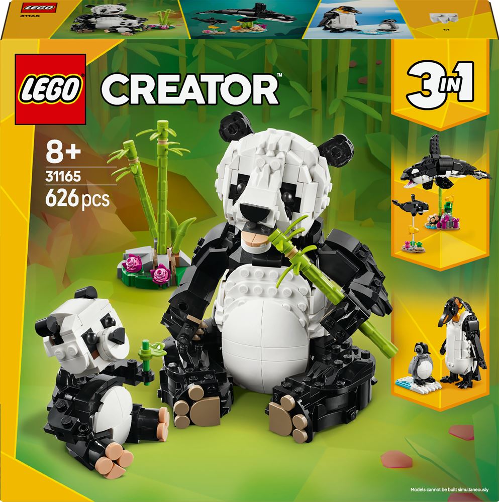 LEGO® Creator 31165 Animaux sauvages : la famille de pandas - Lego ...