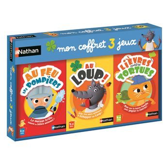Coffret de 3 jeux de cartes Nathan - Coffret multi-Jeux - Achat & prix ...
