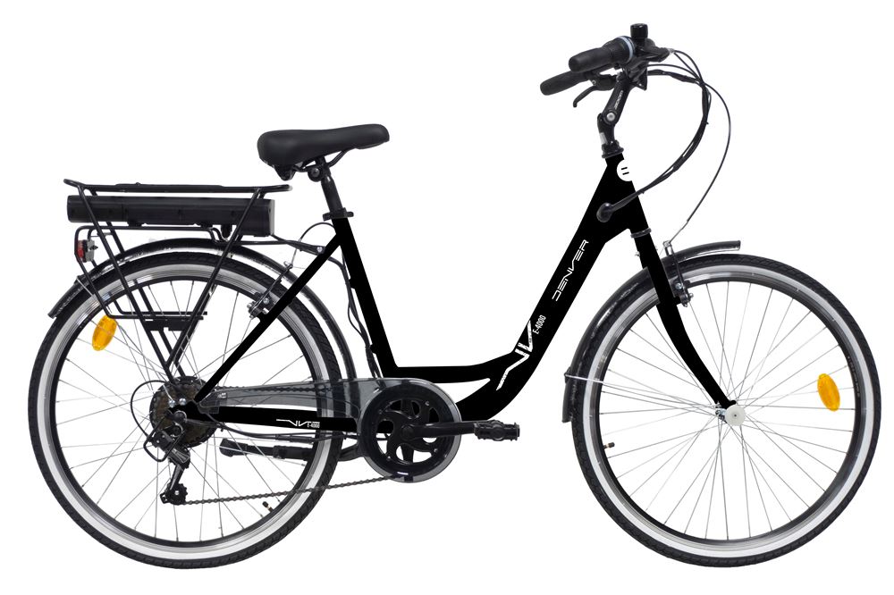 Vélo à assistance électrique Denver City E-4000 250 W Noir - Vélo ...