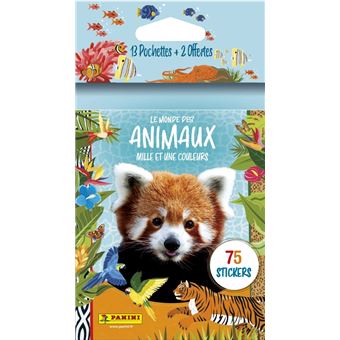 Cartes à collectionner Panini Animaux Blister 13 pochettes avec 2 ...