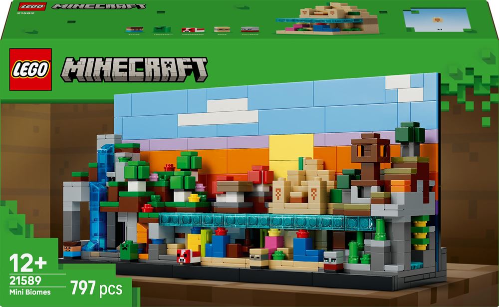 LEGO® Minecraft® 21589 Mini biomes - Lego - Achat & prix | fnac