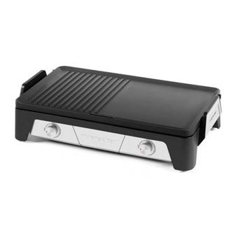 Plancha-Grill Riviera & Bar Bi-zone Cook et Serve QPL550 2130 W Noir et ...
