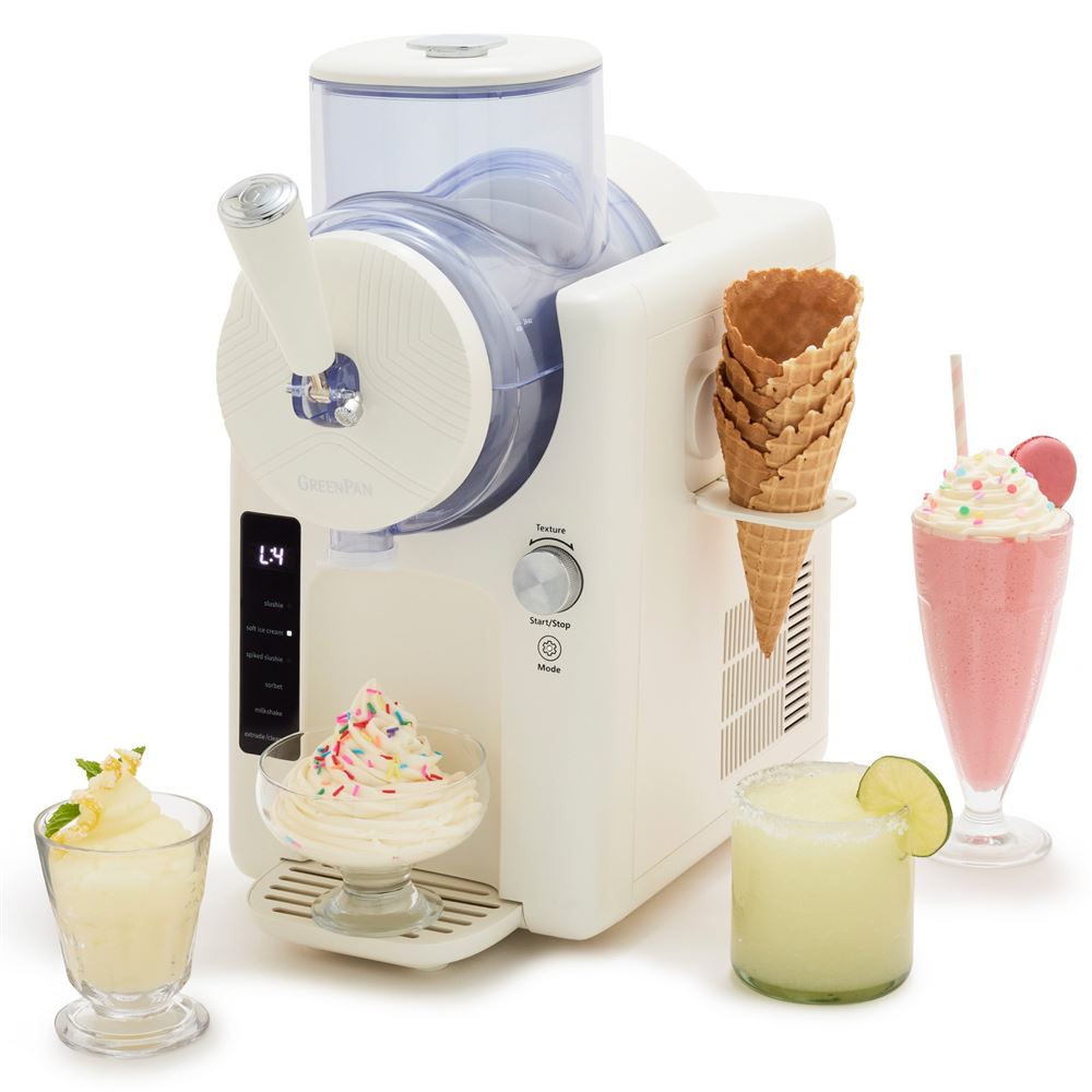 Machine à glace Greenpan Frost Ice Cream Maker 150 W Blanc | Soldes ...