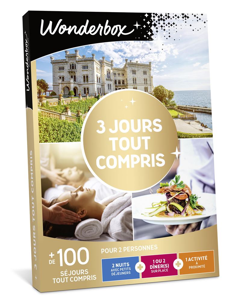 Coffret cadeau Wonderbox 3 jours tout compris - Coffret cadeau - Achat & prix | fnac