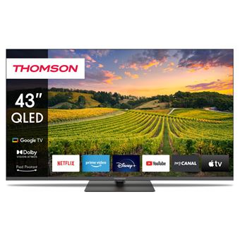 TV QLED Thomson 43QG5C14 109 cm 4K UHD 2024 Gris foncé - TV LED/LCD ...