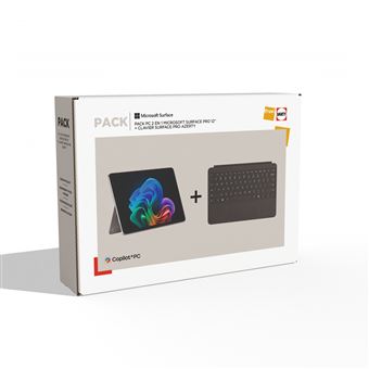 Pack PC Hybride 2 en 1 Microsoft Surface Pro 12'' Ecran Tactile ...