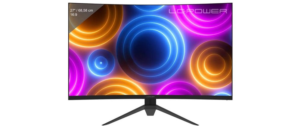 Ecran PC Gaming LC Power LC-M27QC incurvée 180 Hz27 " 2560 x 1440 (WQHD ...
