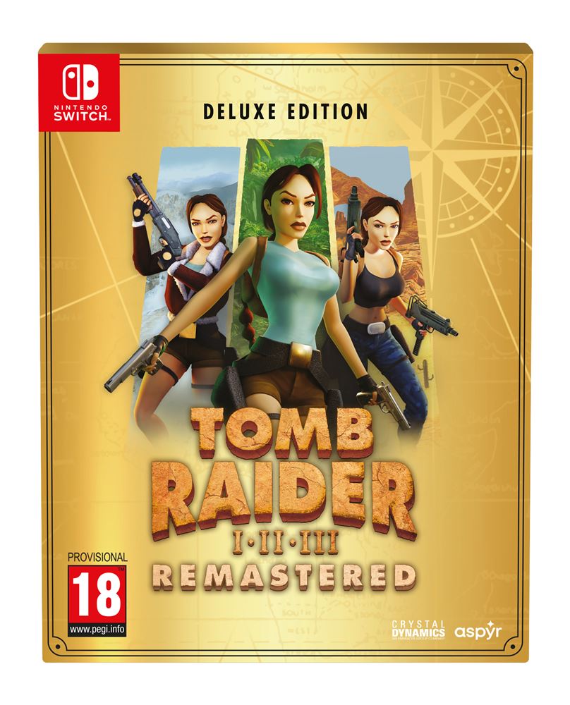 Tomb Raider I-III Remastered Starring Lara Croft Edition Deluxe ...