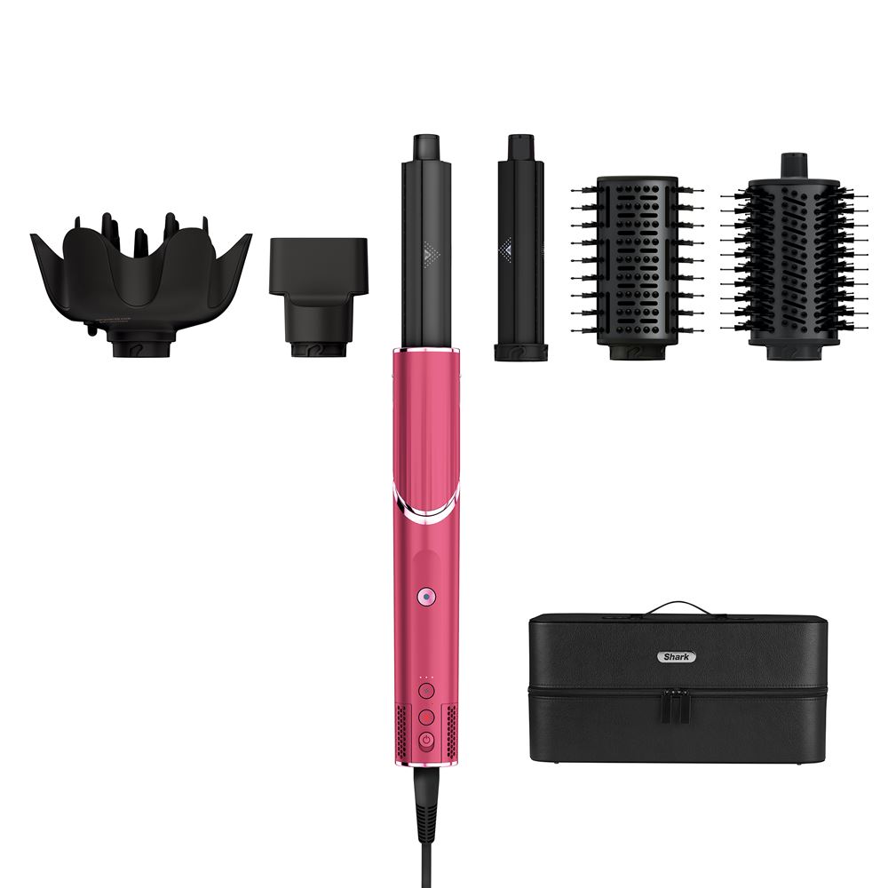 Brosse coiffante Shark FlexStyle HD440 + Kit d'accessoires de coiffure ...