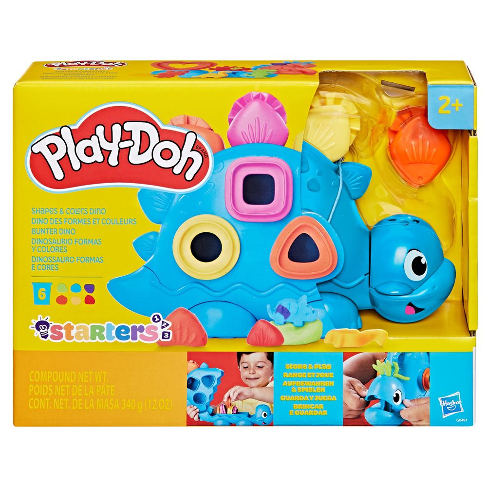 Pâte à modeler Play Doh Starters Dino des formes et couleurs - Pâte à ...