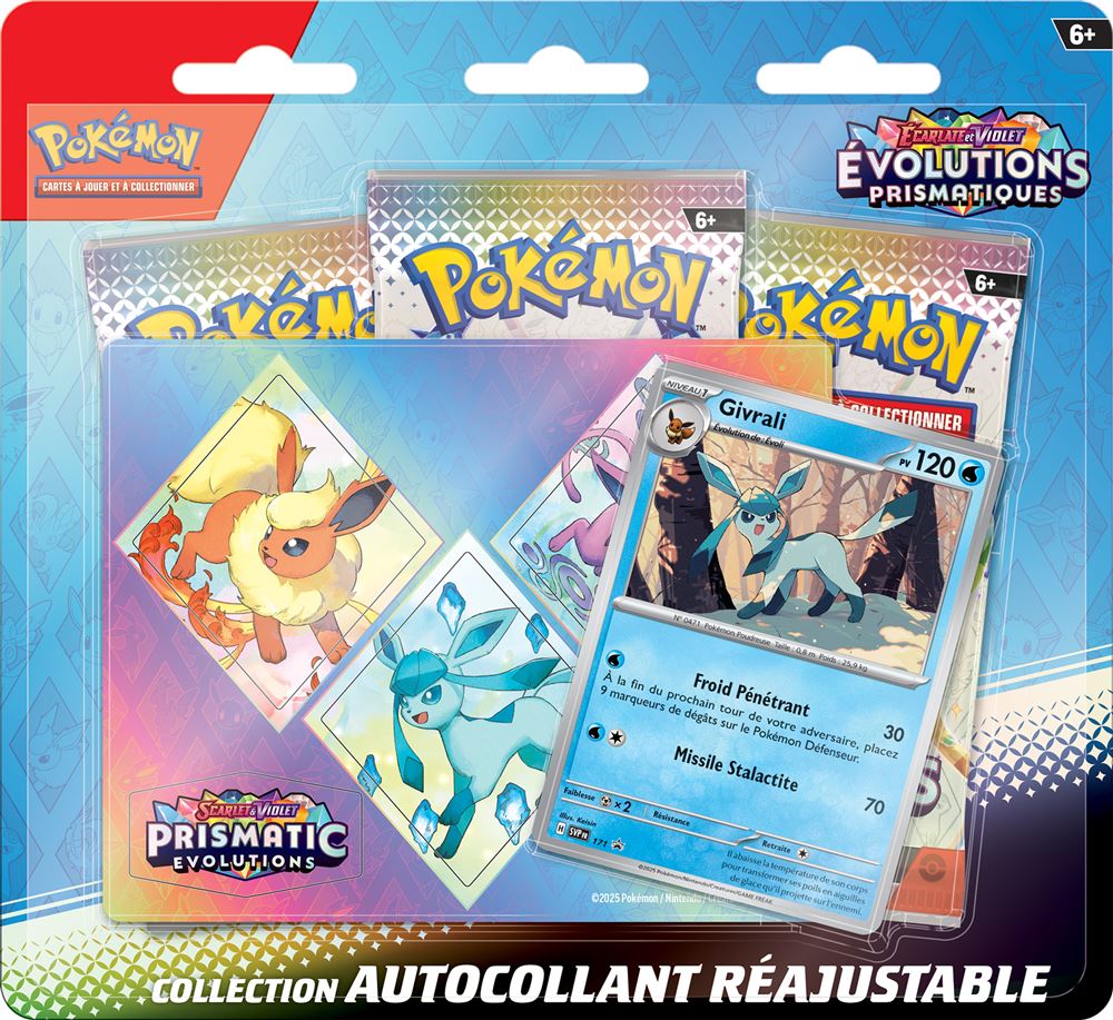 Carte à collectionner Pokémon Tech Sticker 3 Boosters Modèle aléatoire ...