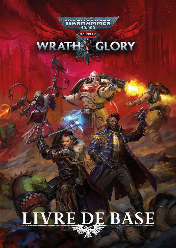 Jeu de rôles Khaos Project Warhammer 40K Wrath & Glory Livre de Base ...