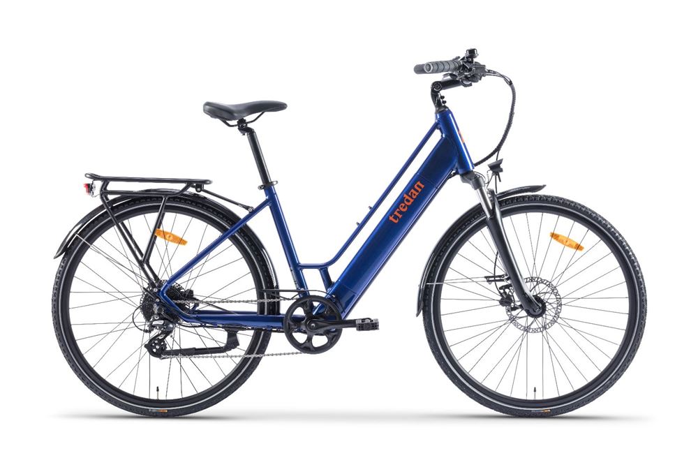 Pack Vélo électrique Tredan Maelle 250 W Bleu avec Casque Universel ...