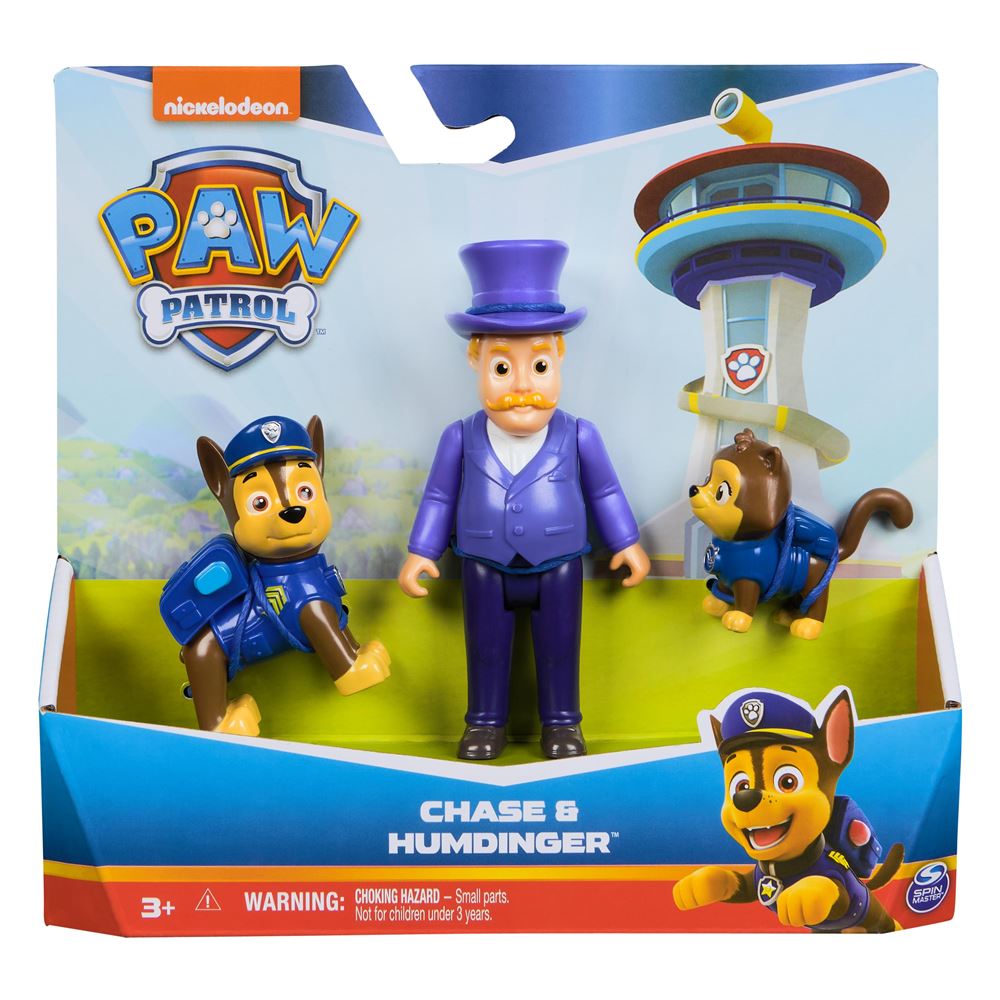 Figurines Paw Patrol Pat’Patrouille Hero Pups Chase & Humdinger - Figurine pour enfant | fnac ...