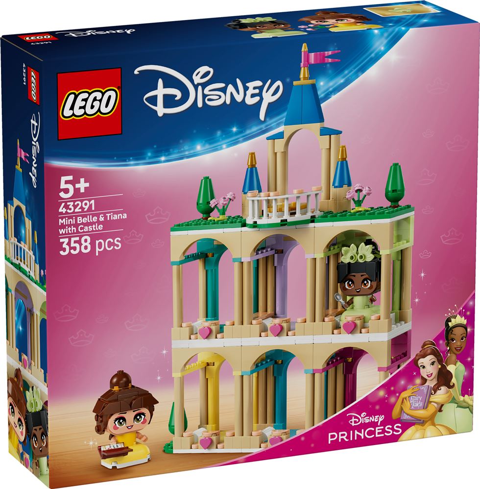 LEGO® Disney Princess 43291 Belle et Tiana miniatures avec un château ...