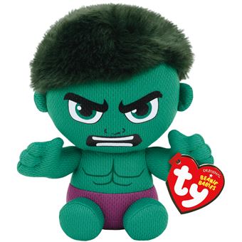 Peluche Ty Hulk Marvel Beanie Babies Vert - Peluche - Achat & prix | fnac