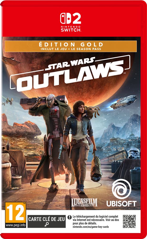 Star Wars Outlaws Edition Gold Nintendo Switch 2 - Jeux vidéo - Achat ...